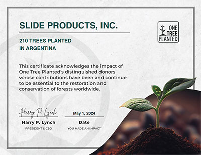 Slide's Reforestation Partnership with One Tree Planted