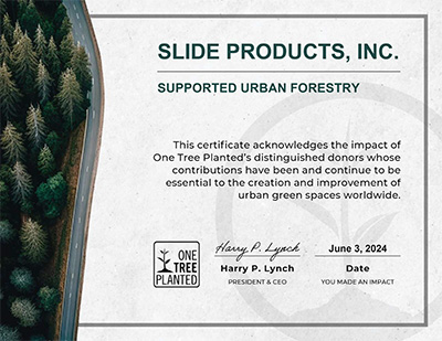 Environmental Commitment | Green Design | Slide Products